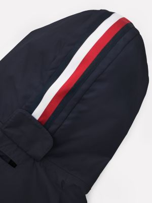 Hunde Regenjacke Mit Kapuze Blau Tommy Hilfiger