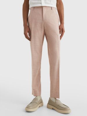 Anzug Aus Gewebter Wolle Rosa Tommy Hilfiger