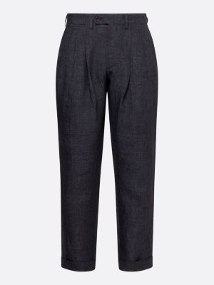 Slim Fit Geweven Broek Blauw Tommy Hilfiger
