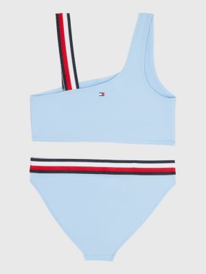 Signature Tape Bikini Set Blue Tommy Hilfiger