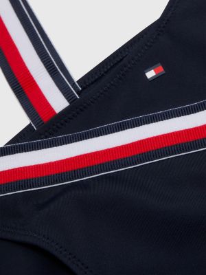 Signature Tape Bikini Set Blue Tommy Hilfiger