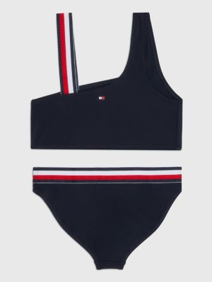 Signature Tape Bikini Set Blue Tommy Hilfiger