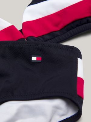 Global Stripe Triangel Bikini Blau Tommy Hilfiger