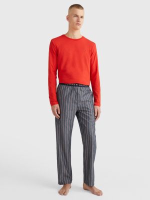 Print Woven Pyjama Set Orange Tommy Hilfiger