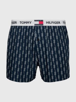 Tommy 85 Rope Print Boxer Shorts | BLUE | Tommy Hilfiger