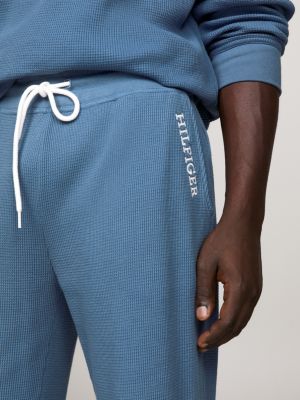 Hilfiger Monotype Waffle Lounge Joggers Blue Tommy Hilfiger