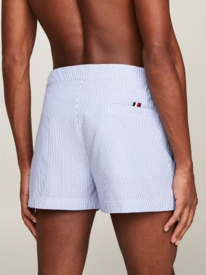 Th Original Chino Zwembroek Met Ithaca Streep Blauw Tommy Hilfiger