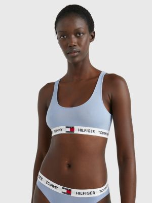 Tommy 85 Bralette Zonder Vulling Blauw Tommy Hilfiger