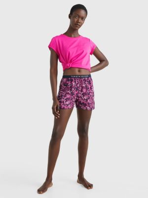 Short Pyjama Set Pink Tommy Hilfiger