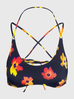 Bikini Bralette Met Bloemenprint Blauw Tommy Hilfiger