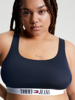 Archive Bralette Bikini Mit Unterbrustband Blau Tommy Hilfiger