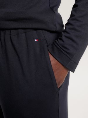 Pyjamabroek Met Biezen Zwart Tommy Hilfiger