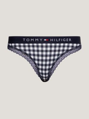 Th Original String Met Kant En Logo Blauw Tommy Hilfiger
