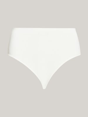 Hipster Slip Met Kant En Hoge Taille Wit Tommy Hilfiger
