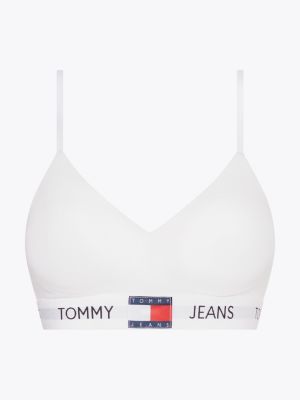 Heritage Push Up Bralette Met Logo Wit Tommy Hilfiger