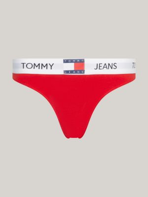 Heritage Repeat Logo Waistband Briefs Red Tommy Hilfiger