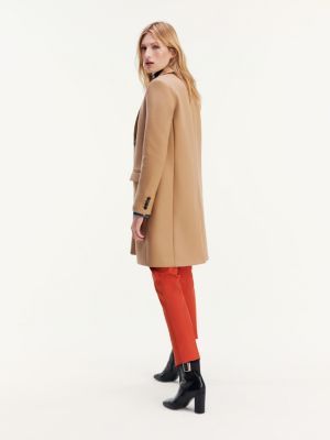 Essential Mantel Aus Woll Kaschmirmix Khaki Tommy Hilfiger