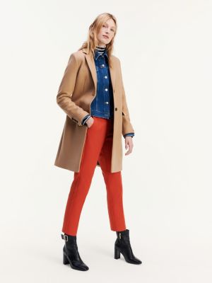 Essential Mantel Aus Woll Kaschmirmix Khaki Tommy Hilfiger