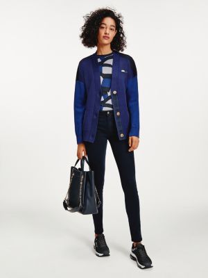 Tommy Icons Vest Met Golvende Vlag Blauw Tommy Hilfiger
