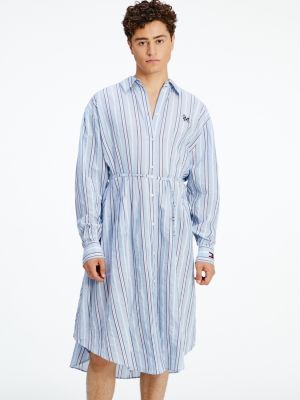 Robe Chemise Tommyxindya Bleu Tommy Hilfiger
