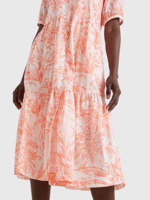 Layered Relaxed Fit Midi Dress Pink Tommy Hilfiger