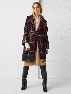 Prep Check Oversized Peacoat Black Tommy Hilfiger