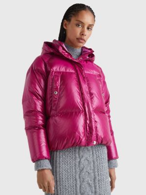 Relaxed fit donsjack met capuchon | PAARS | Tommy Hilfiger