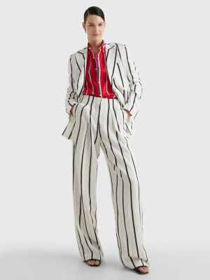 Naval Stripe Relaxed Trousers Blue Tommy Hilfiger