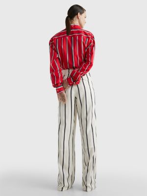 Naval Stripe Relaxed Trousers Blue Tommy Hilfiger