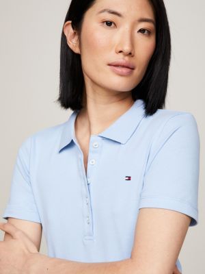 1985 Collection Slim Fit Poloshirt Mit Flag Blau Tommy Hilfiger