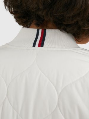 Maxi Bomber Steppmantel Beige Tommy Hilfiger