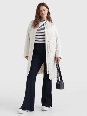 Maxi Bomber Steppmantel Beige Tommy Hilfiger