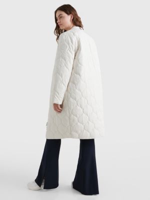 Maxi Bomber Steppmantel Beige Tommy Hilfiger