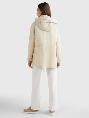 Hooded Canvas Parka Khaki Tommy Hilfiger