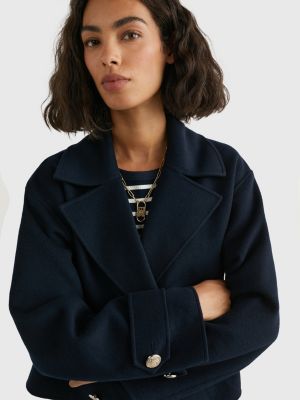 Zweireihige Cabanjacke Blau Tommy Hilfiger