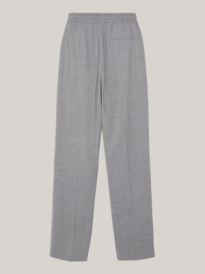Relaxed Fit Jogginghose Mit Wappen Stickerei Grau Tommy Hilfiger