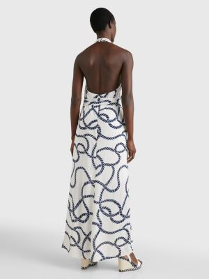 Rope Print Slip Dress | BLUE | Tommy Hilfiger