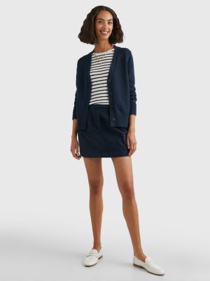 1985 Collection Cardigan Mit V Ausschnitt Blau Tommy Hilfiger