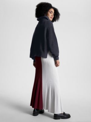Relaxed Fit Trui Met Halve Rits Blauw Tommy Hilfiger