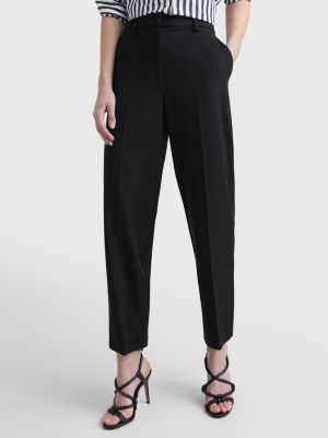 Tapered Broek Zwart Tommy Hilfiger