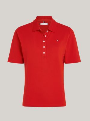 Curve 1985 Collection Regular Fit Poloshirt Rot Tommy Hilfiger