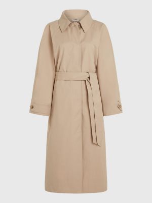 Relaxed Twill Trench Coat Beige Tommy Hilfiger