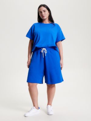 Camiseta Modern Curve De Corte Amplio Azul Tommy Hilfiger