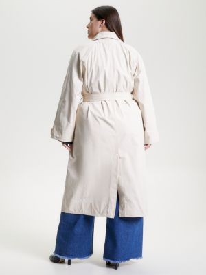 Curve Relaxed Waterproof Trench Coat Beige Tommy Hilfiger