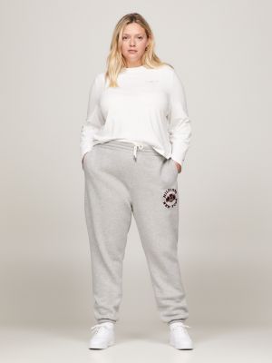 Curve 1985 Top Met Lange Mouwen En Logo Wit Tommy Hilfiger