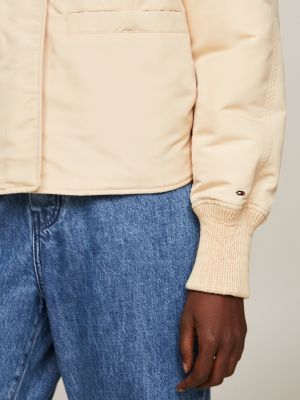 Cazadora Bomber Con Relleno Amarillo Tommy Hilfiger