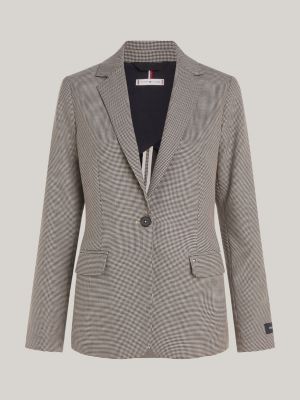 Single Breasted Regular Fit Blazer White Tommy Hilfiger