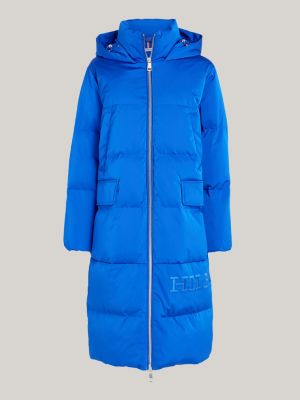 Hooded Maxi Down Filled Coat Blue Tommy Hilfiger