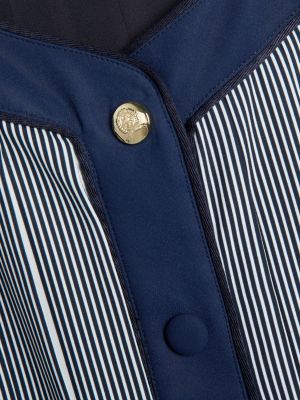 Crest Th Monogram Ithaca Stripe Dress Blue Tommy Hilfiger