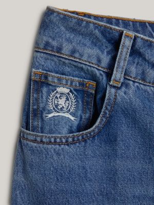 Crest Ethan High Rise Wide Leg Jeans Blue Tommy Hilfiger